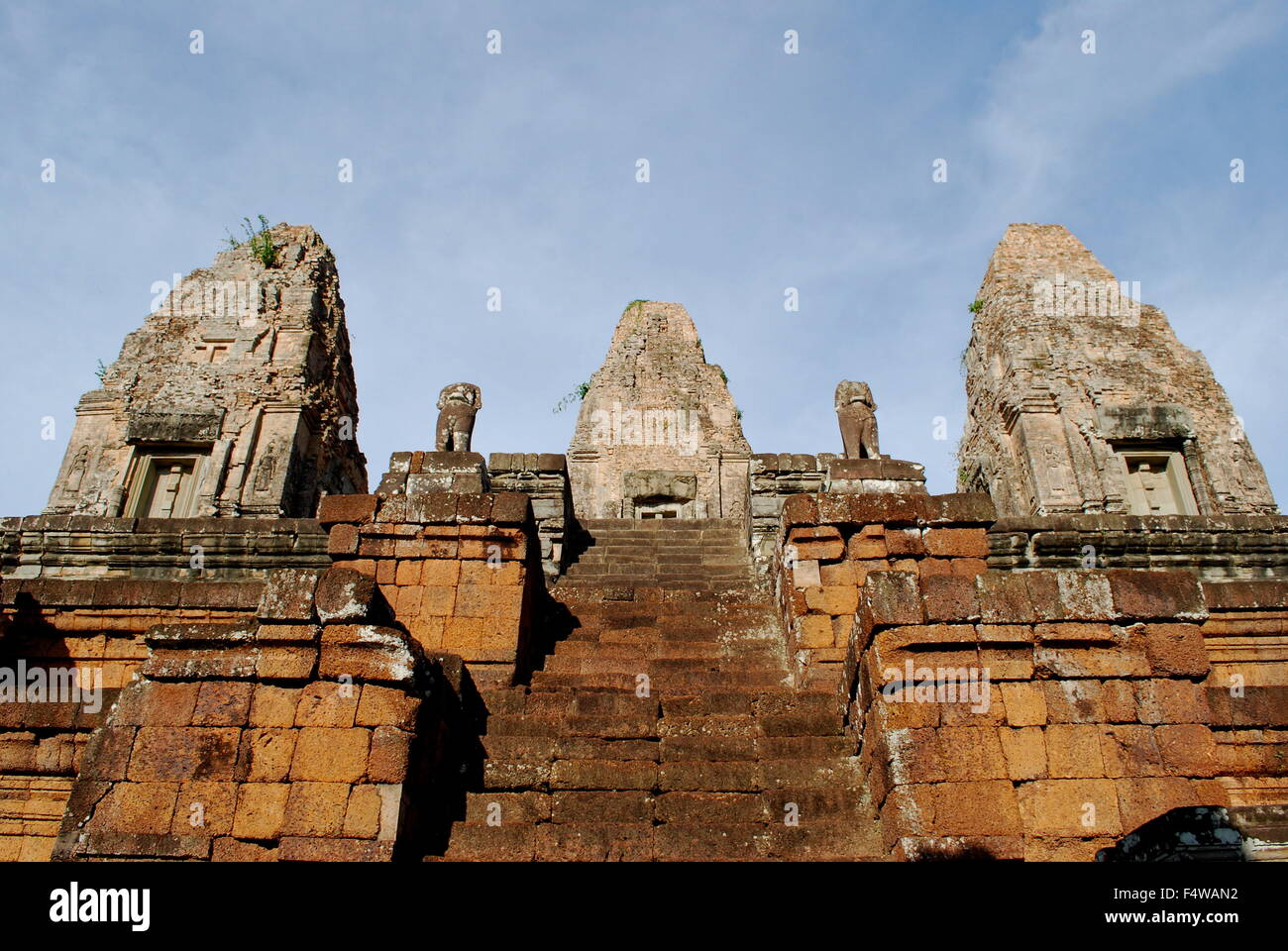 Ancient buddhist khmer temple in Angkor Wat, Cambodia. Pre Rup Prasat ...