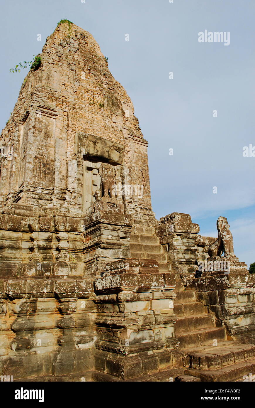 Ancient buddhist khmer temple in Angkor Wat, Cambodia. Pre Rup Prasat ...