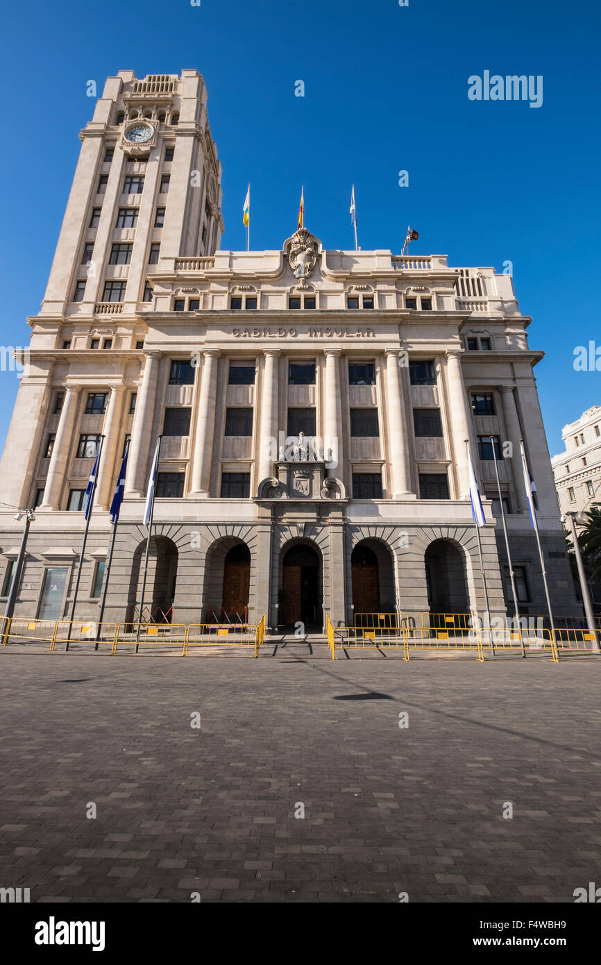 The Cabildo Insular building which houses the Island Government for ...
