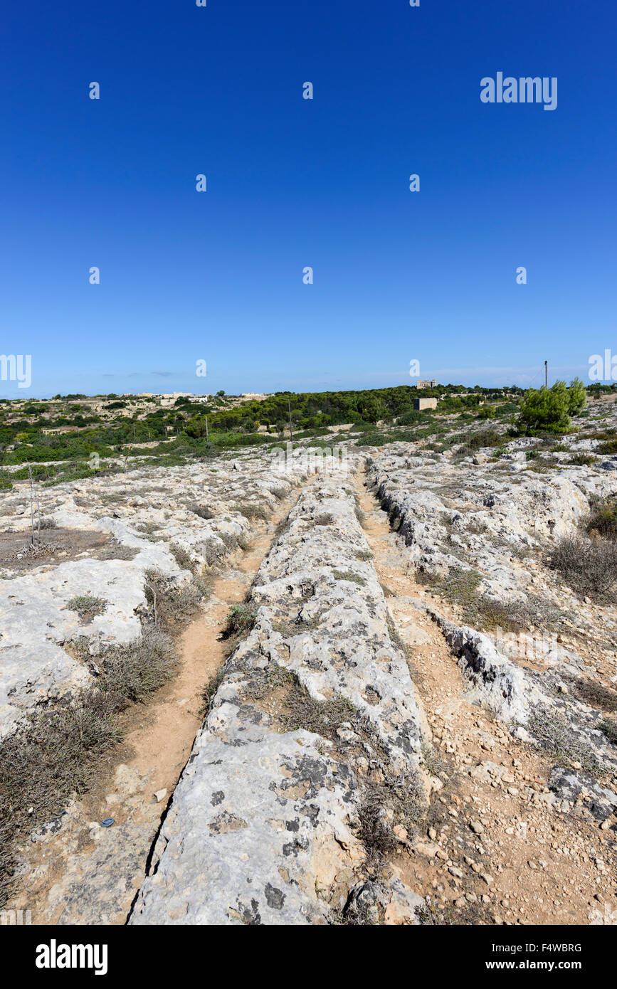 Dingli cart ruts hi-res stock photography and images - Alamy