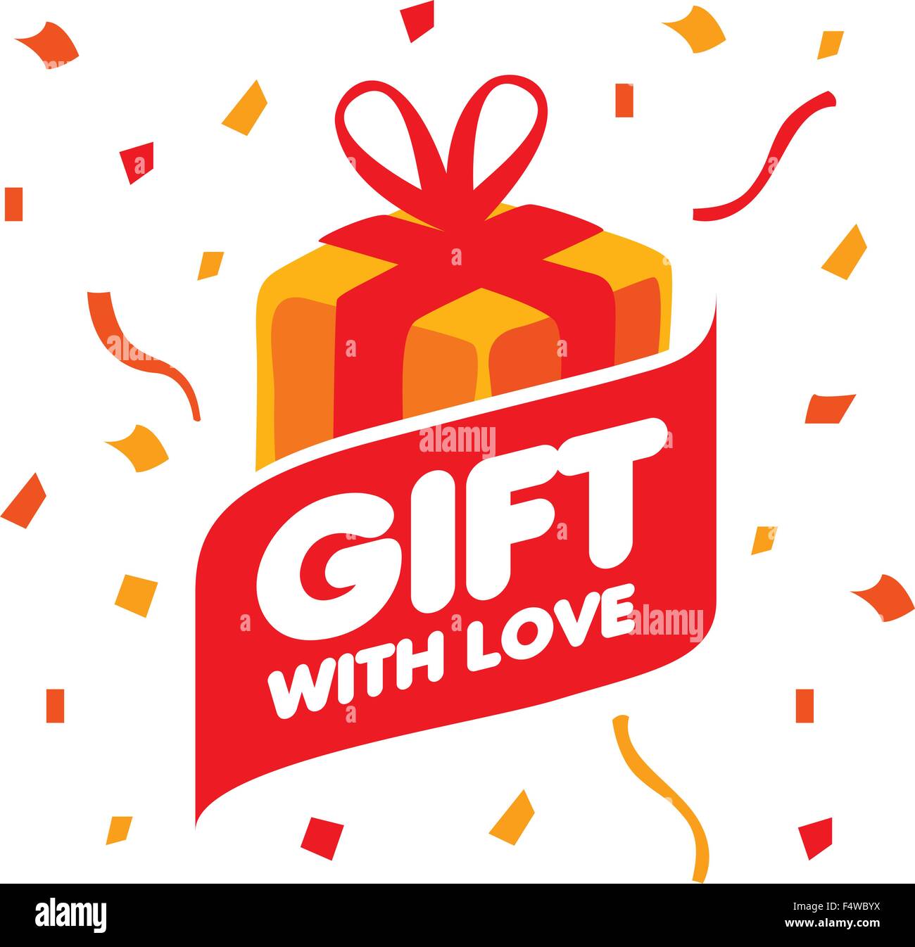 vector logo for gifts Stock Vector Image & Art - Alamy
