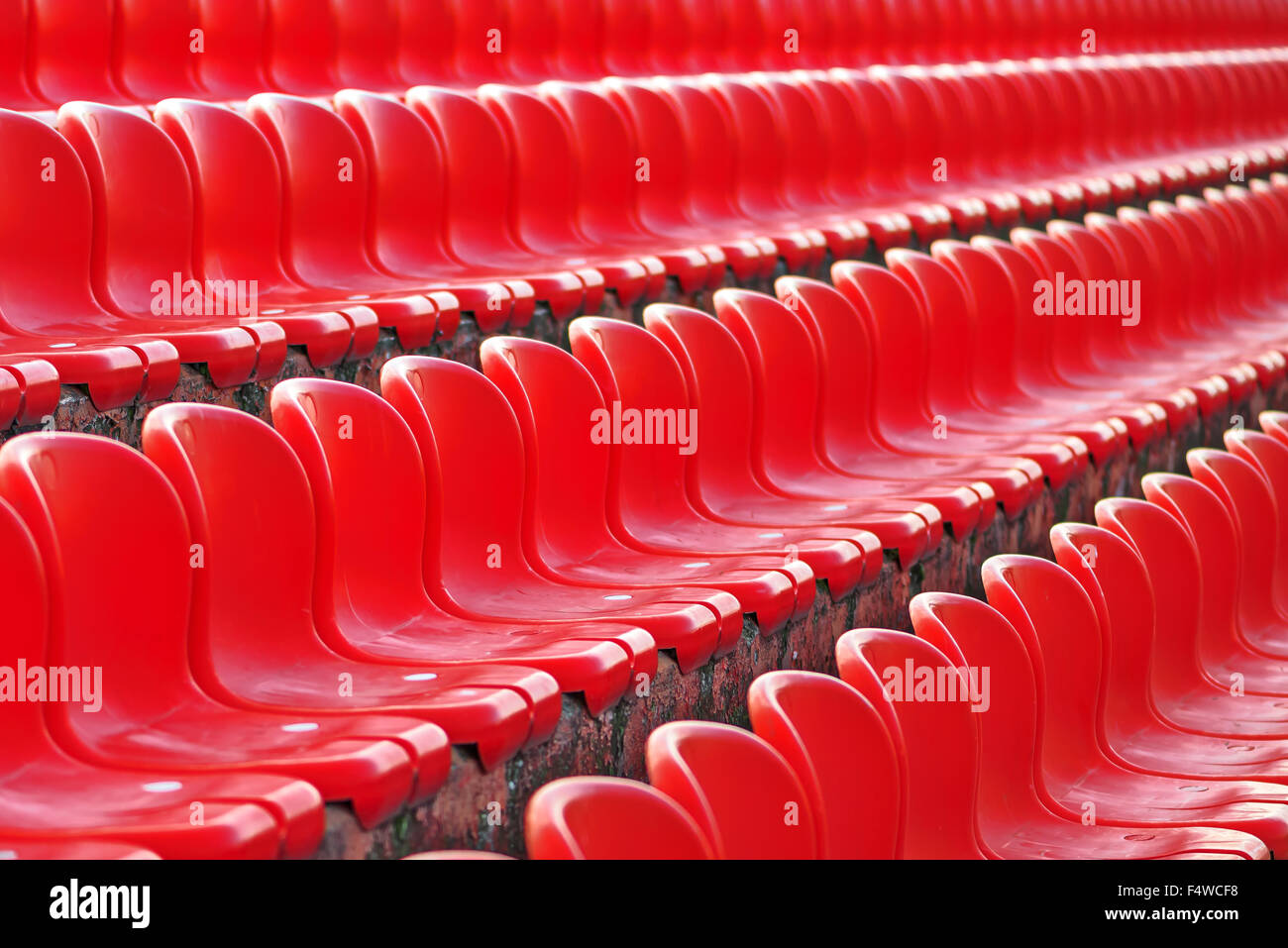 Red seating pattern football stadium hi-res stock photography and ...