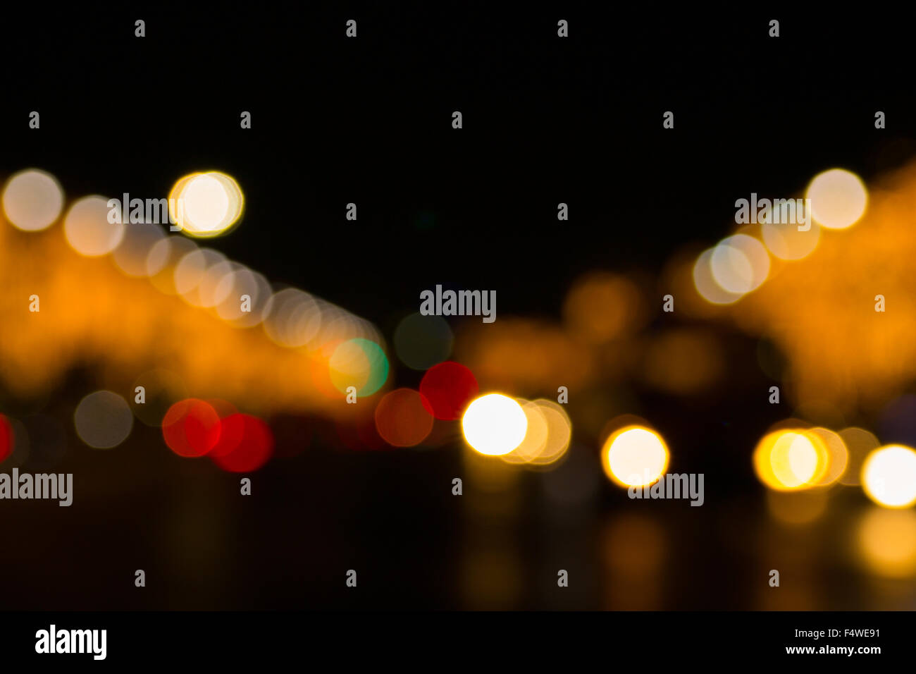 boken light of driving car Stock Photo - Alamy