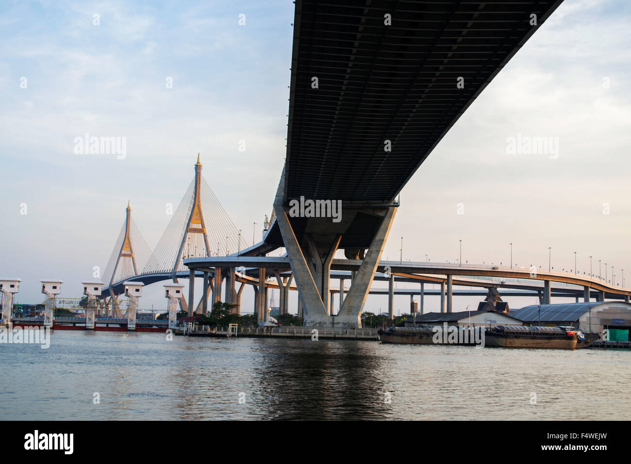 The bridge and ring road Stock Photo - Alamy