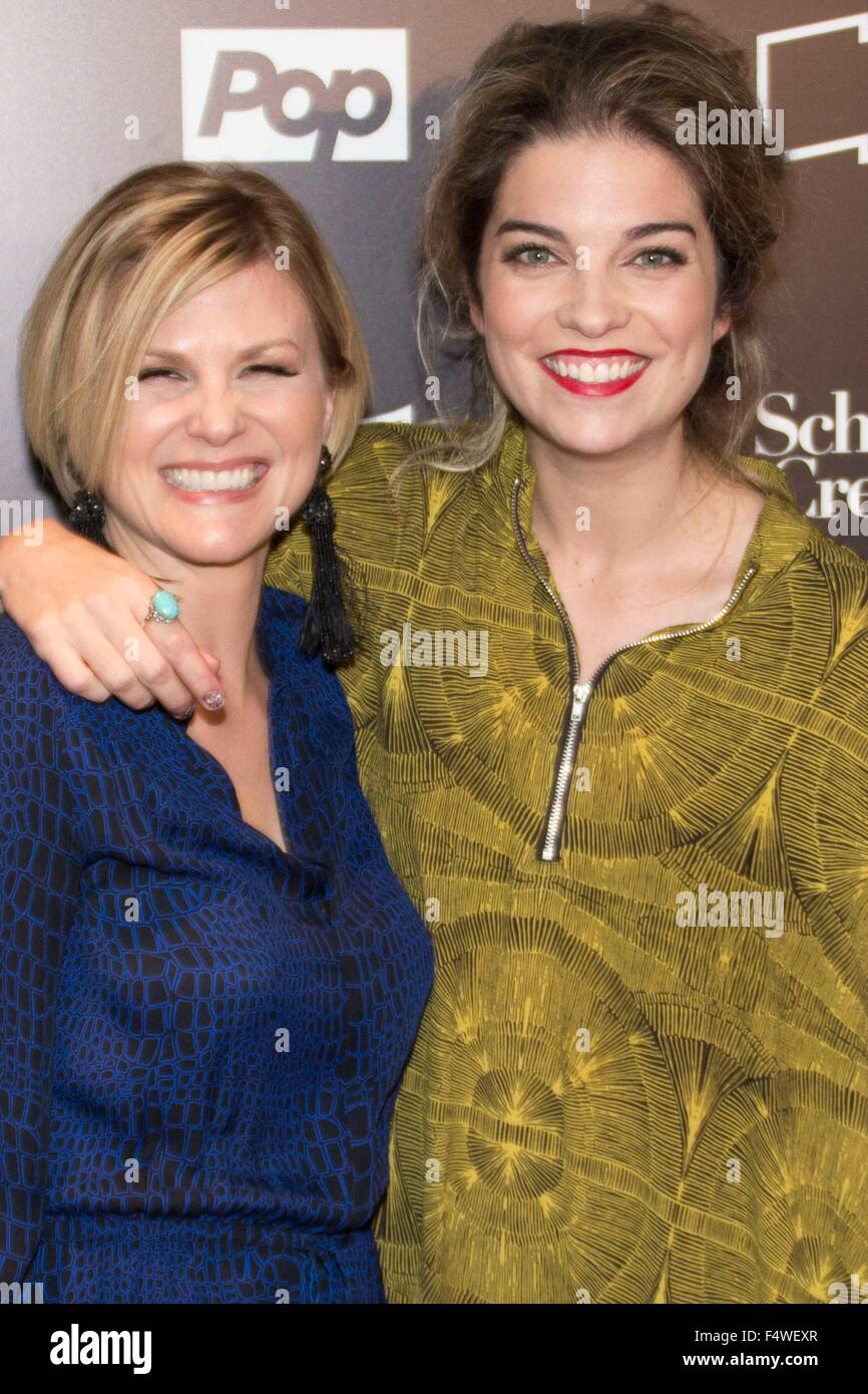 New York, NY, USA. 22nd Oct, 2015. Jennifer Robertson, Annie Murphy at ...