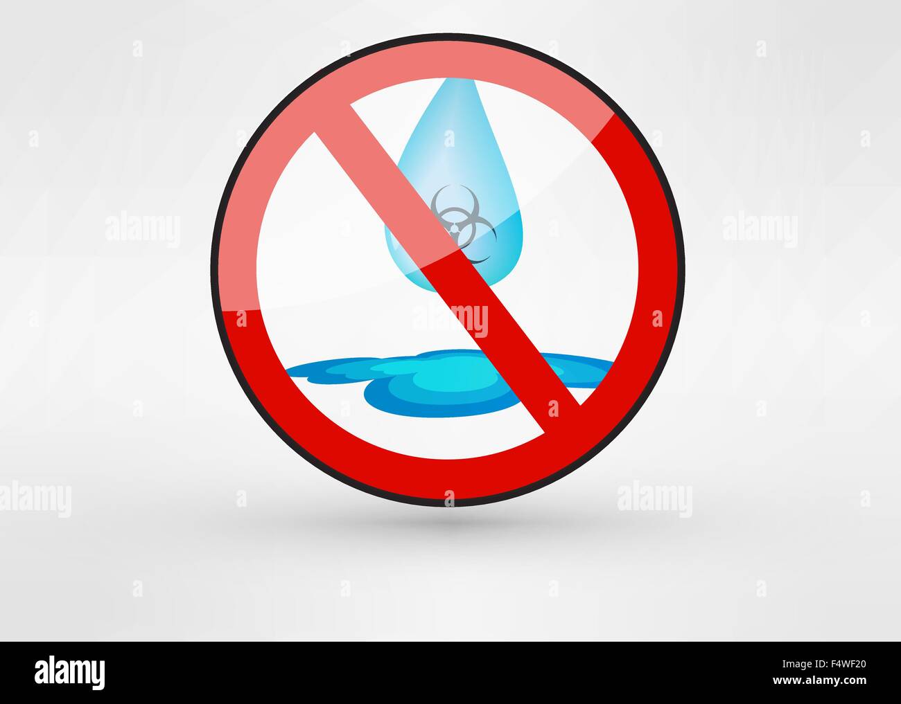Water drop sign cartoon Stock Vector Images - Alamy