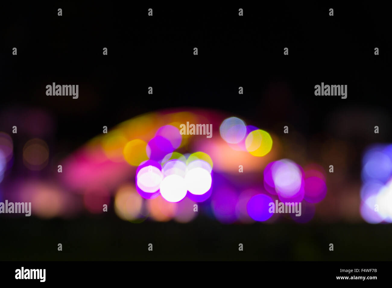 boken light of driving car Stock Photo - Alamy