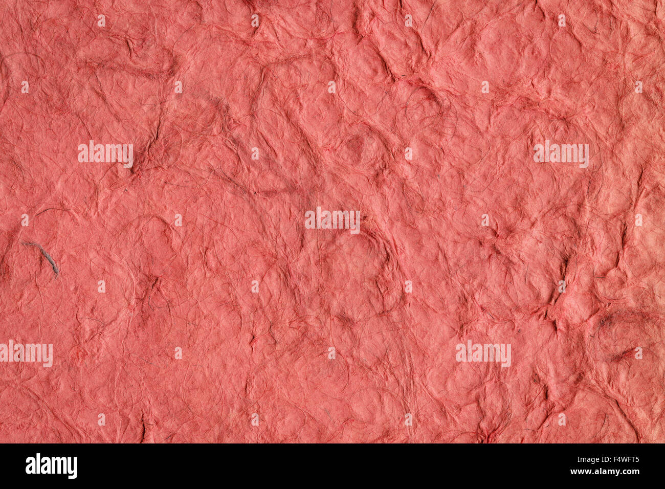 Red crumpled handmade paper texture Stock Photo - Alamy