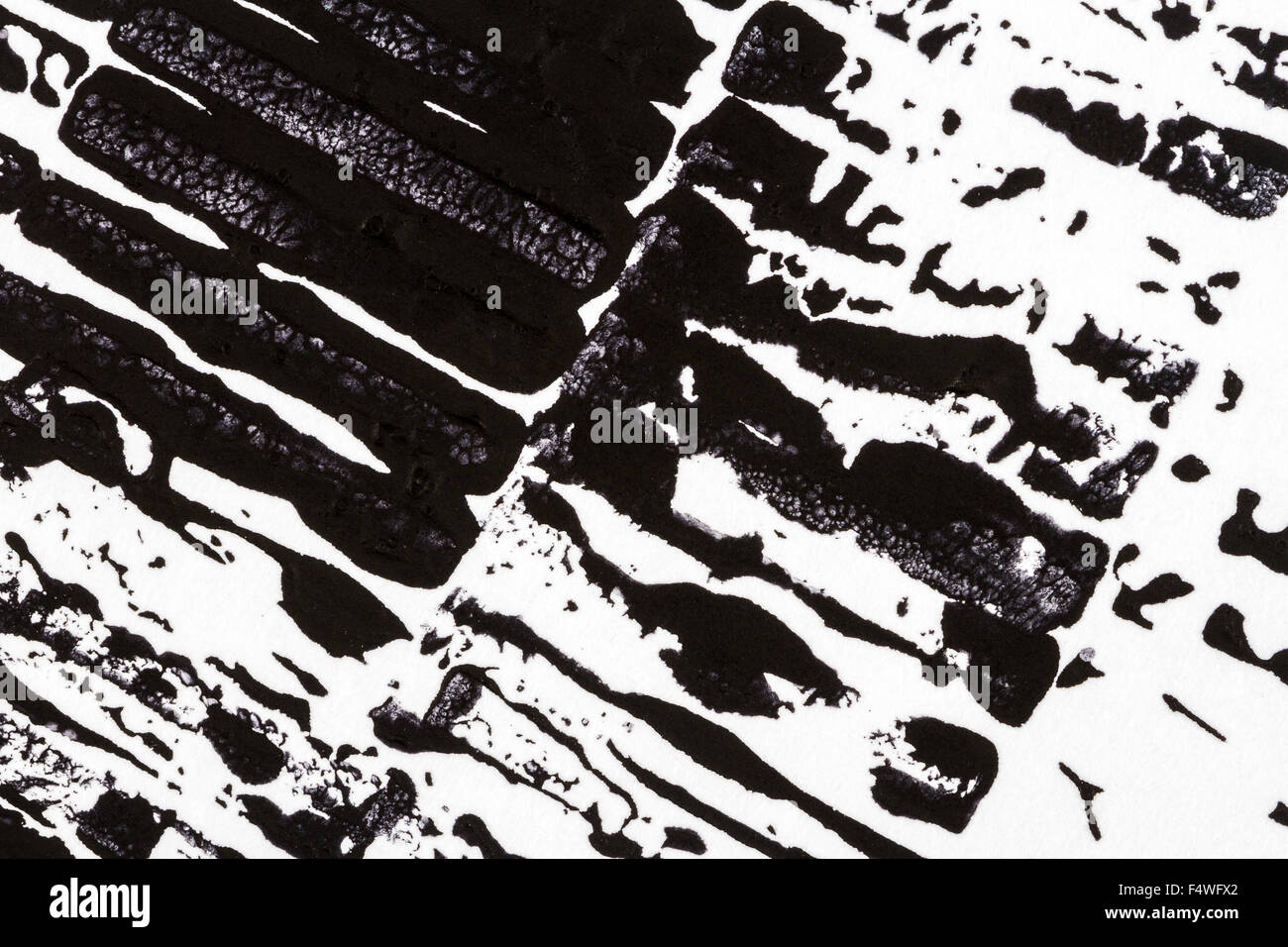 Abstract hand painted acrylic black color art background Stock Photo ...