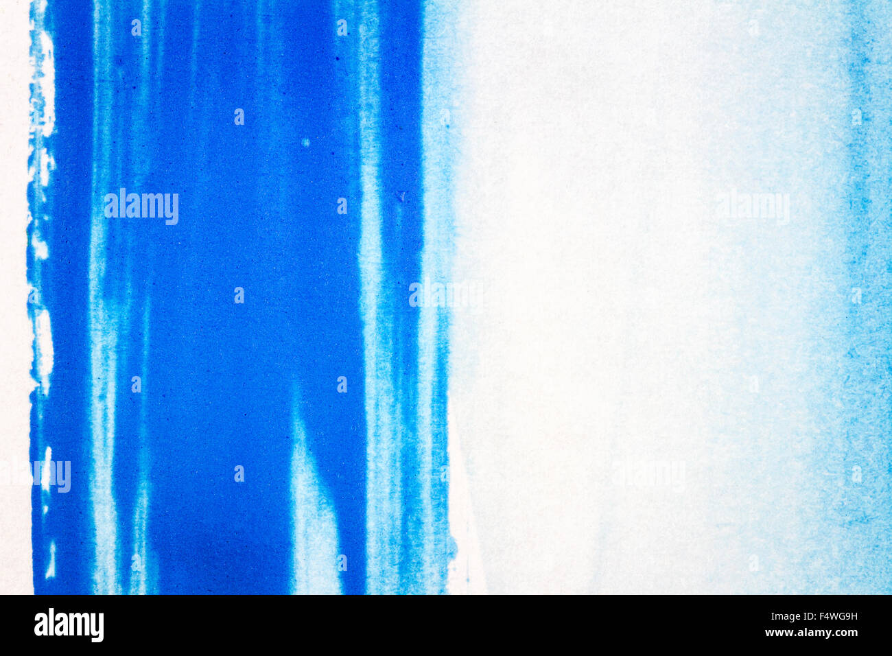 Abstract hand drawn blue watercolor paints background Stock Photo - Alamy