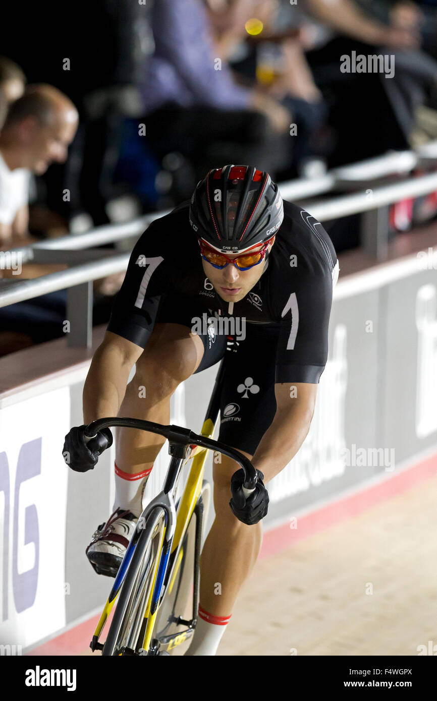 London, UK. 22nd October, 2015. 1 Denis Dmitriev RUS competing in the ...