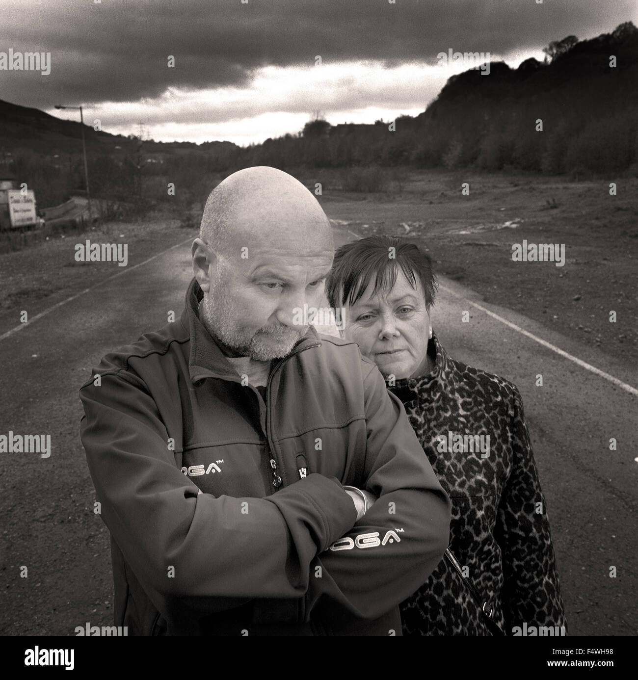 Ralph Jones, a former miner at the Merthyr Vales colliery, in Aberfan ...