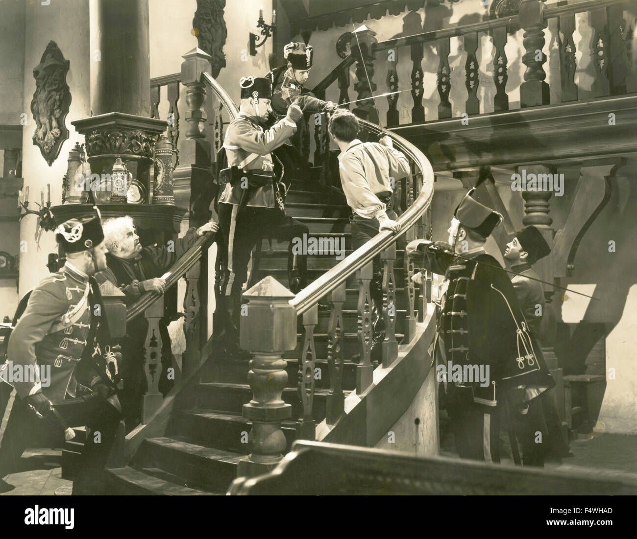 The American actor Louis Hayward in a scene from the film "The Son of ...