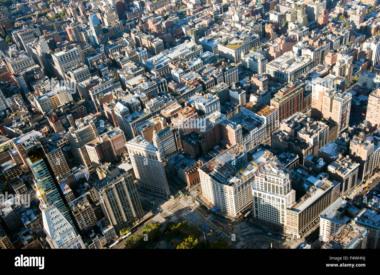 Flatiron building aerial hi-res stock photography and images - Alamy