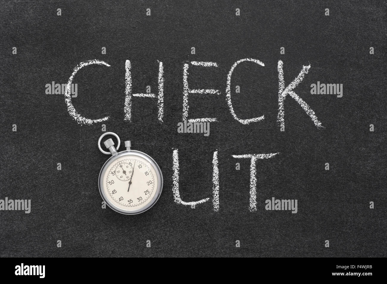 check out phrase handwritten on chalkboard with vintage precise ...