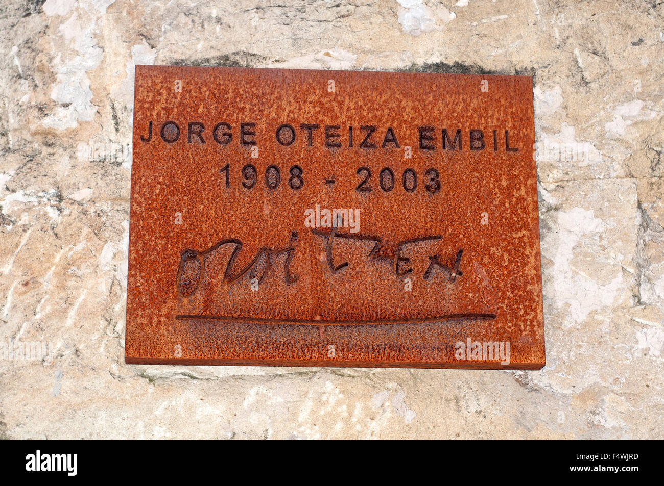 Sculpture jorge oteiza in hi-res stock photography and images - Alamy