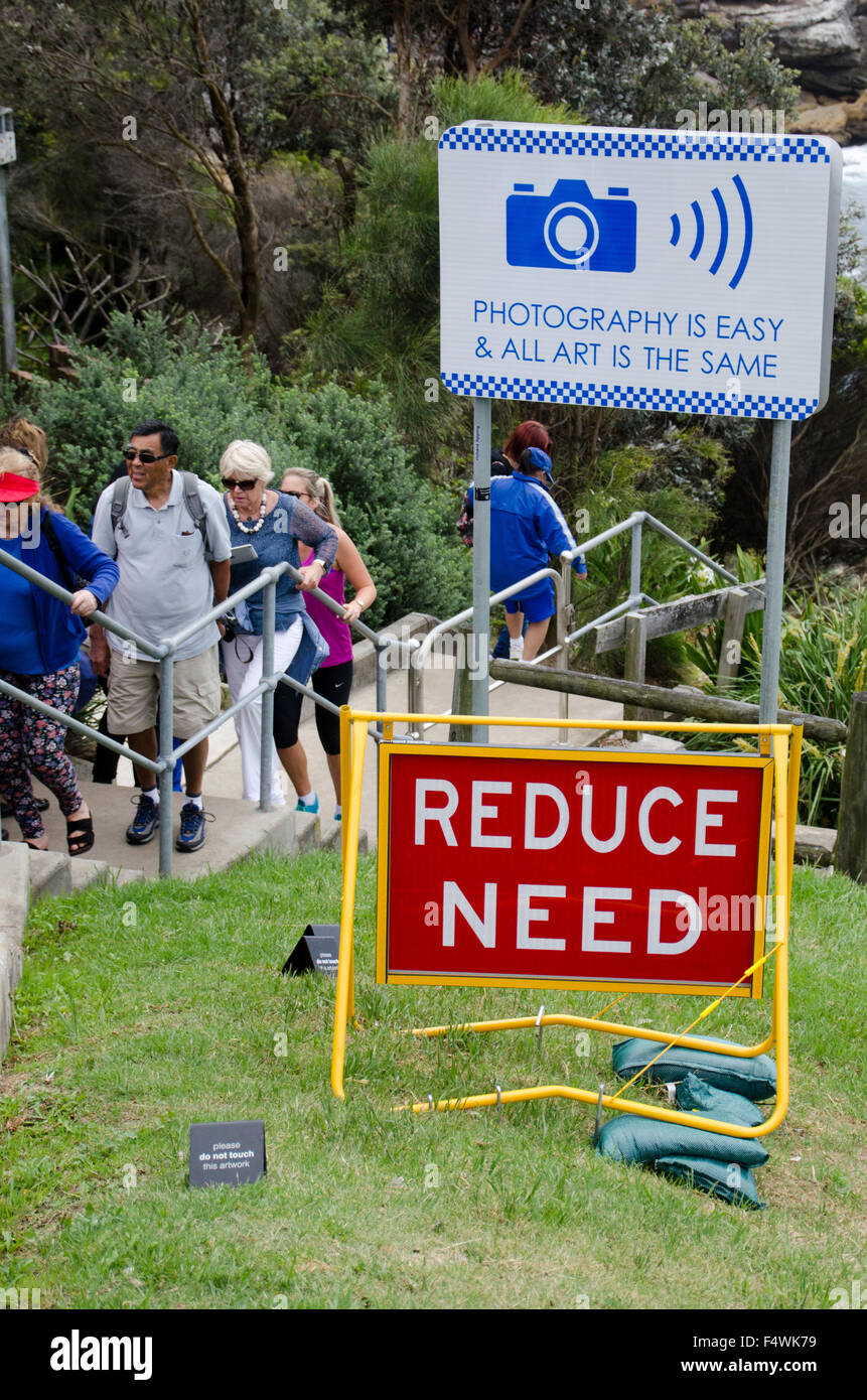 Sydney, Australia. 23rd Oct, 2015. Richard Tipping artwork called Speed ...