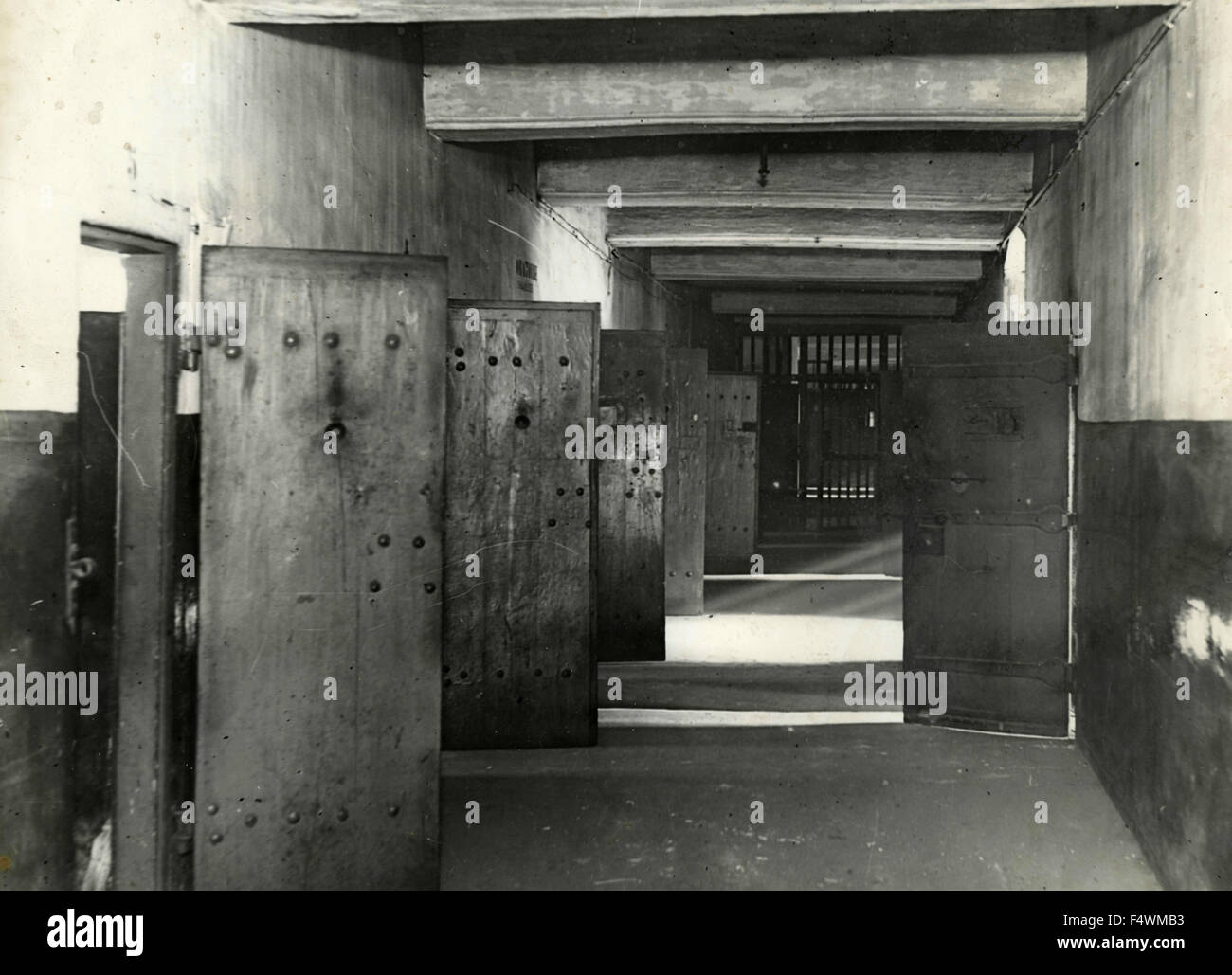 Great hall of the prison and solitary confinement cells of Saint Lazare ...