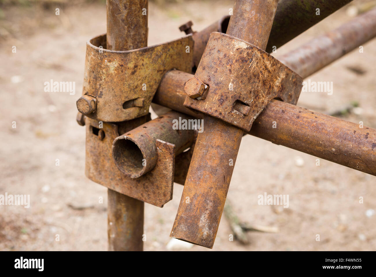 Close up scaffold joint hi-res stock photography and images - Alamy