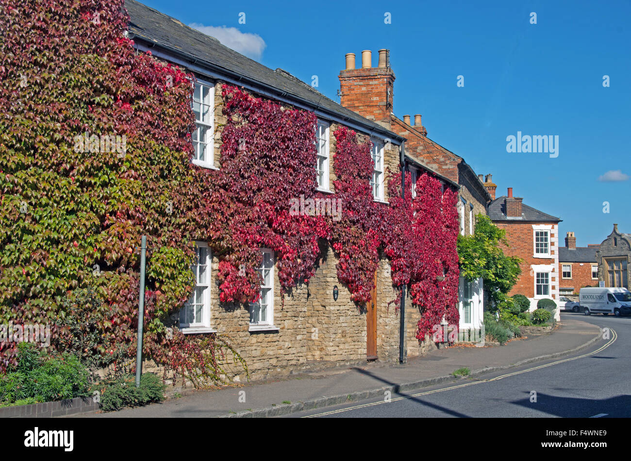 Olney House, Ivy Coved, Buckinghamshire Stock Photo - Alamy