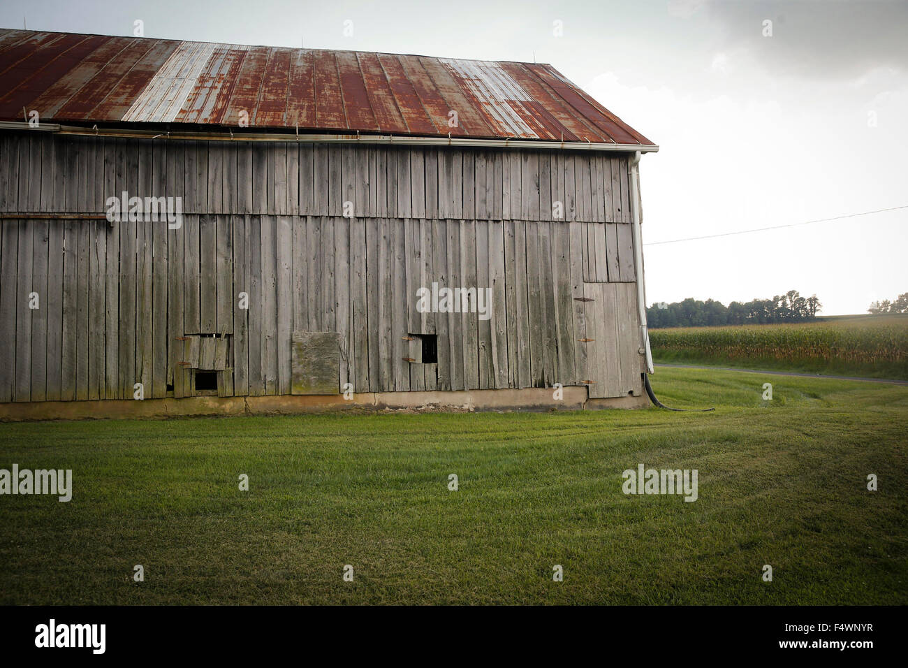 Old bar with rusted roof Stock Photo - Alamy