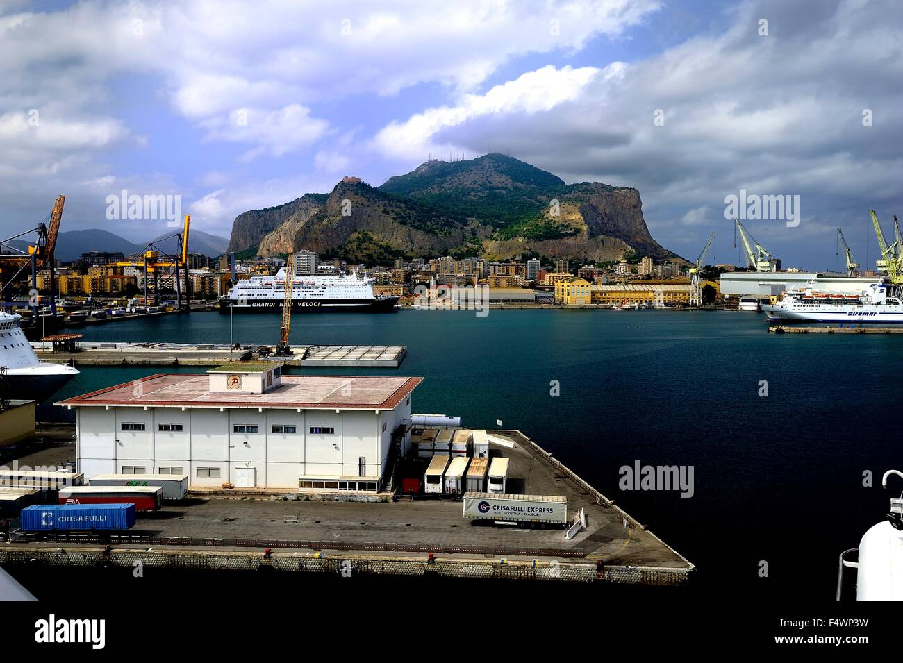 Port of Palermo, September 2015 Stock Photo - Alamy