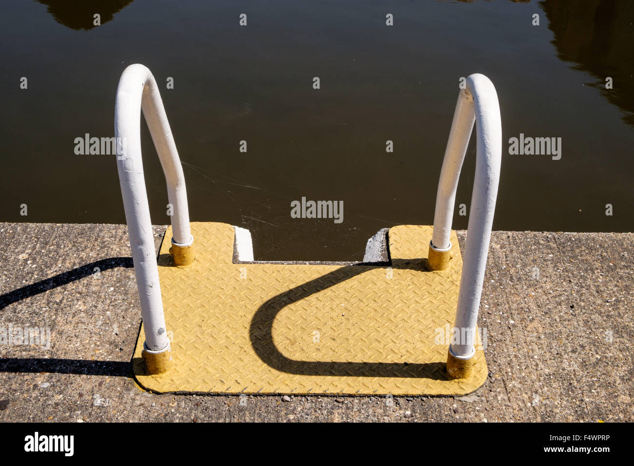 Hand rail steps hi-res stock photography and images - Alamy