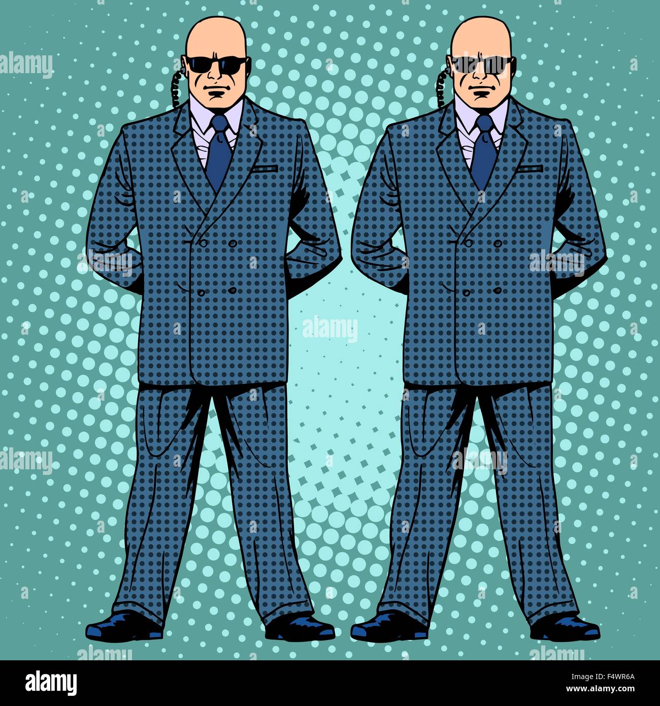 Bodyguards security Stock Vector Images - Alamy