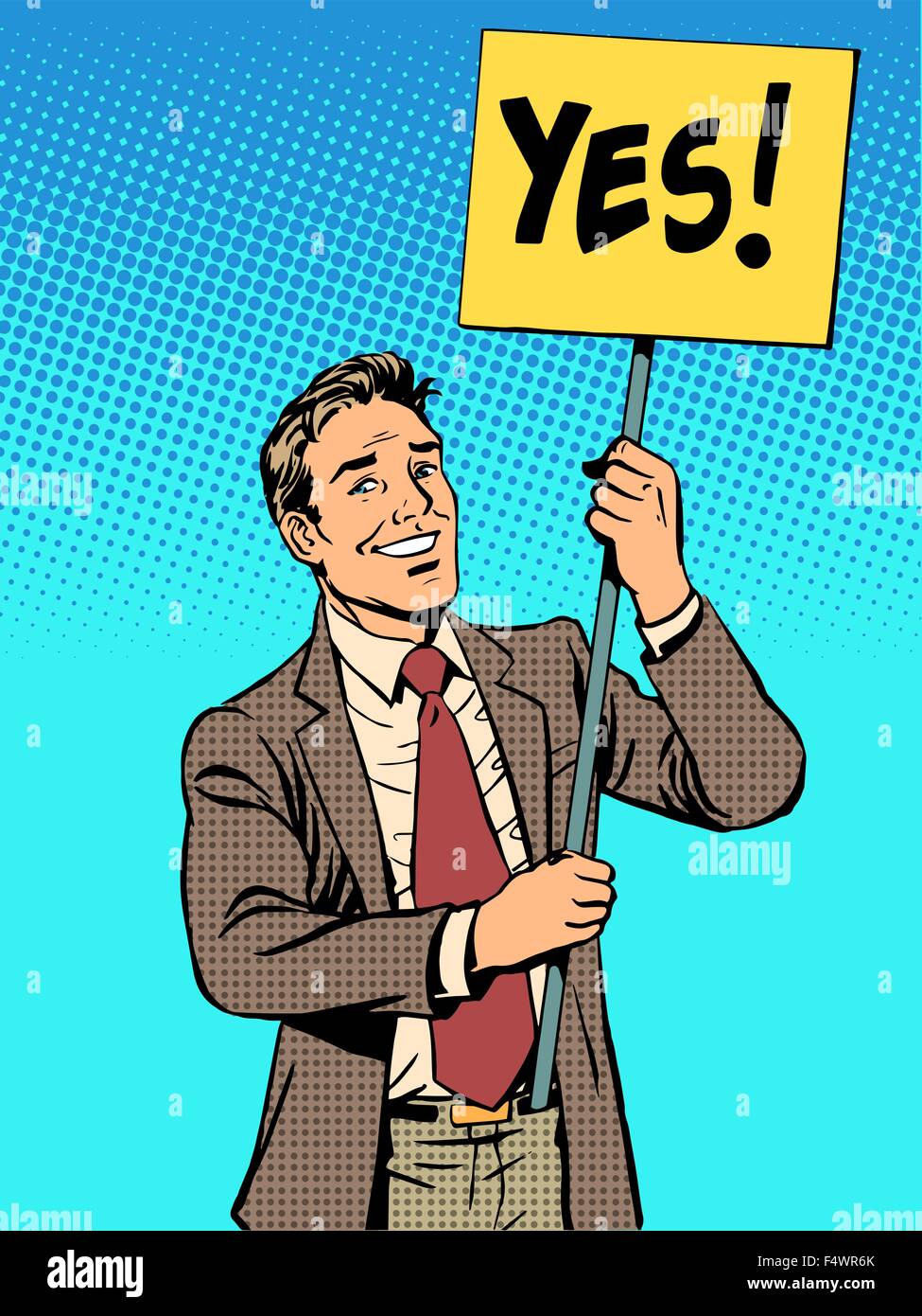 Yes poster hi-res stock photography and images - Alamy