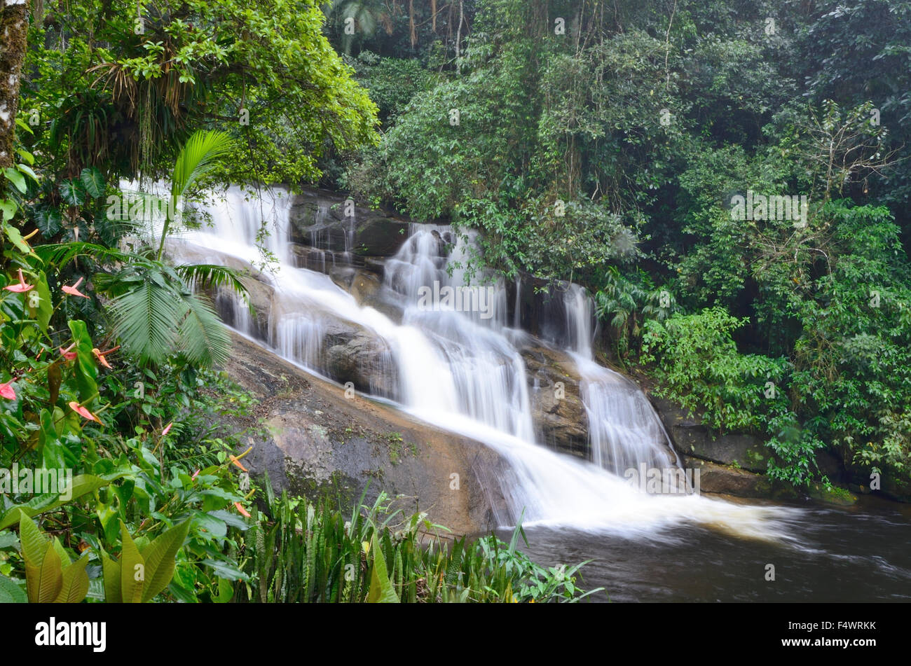 Paraty Waterfall Brasil South America Stock Photo - Alamy