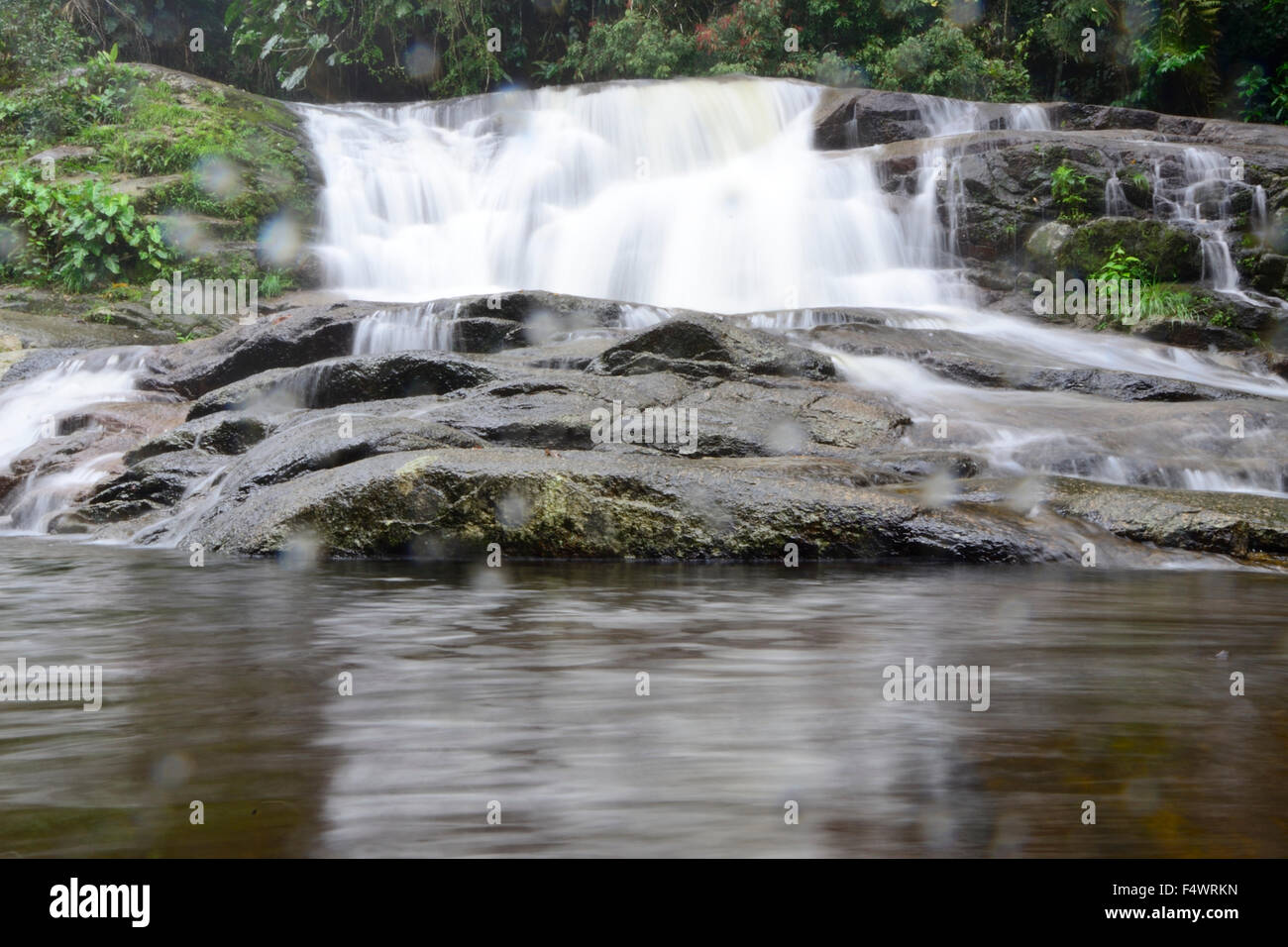 Paraty Waterfall Brasil South America Stock Photo - Alamy