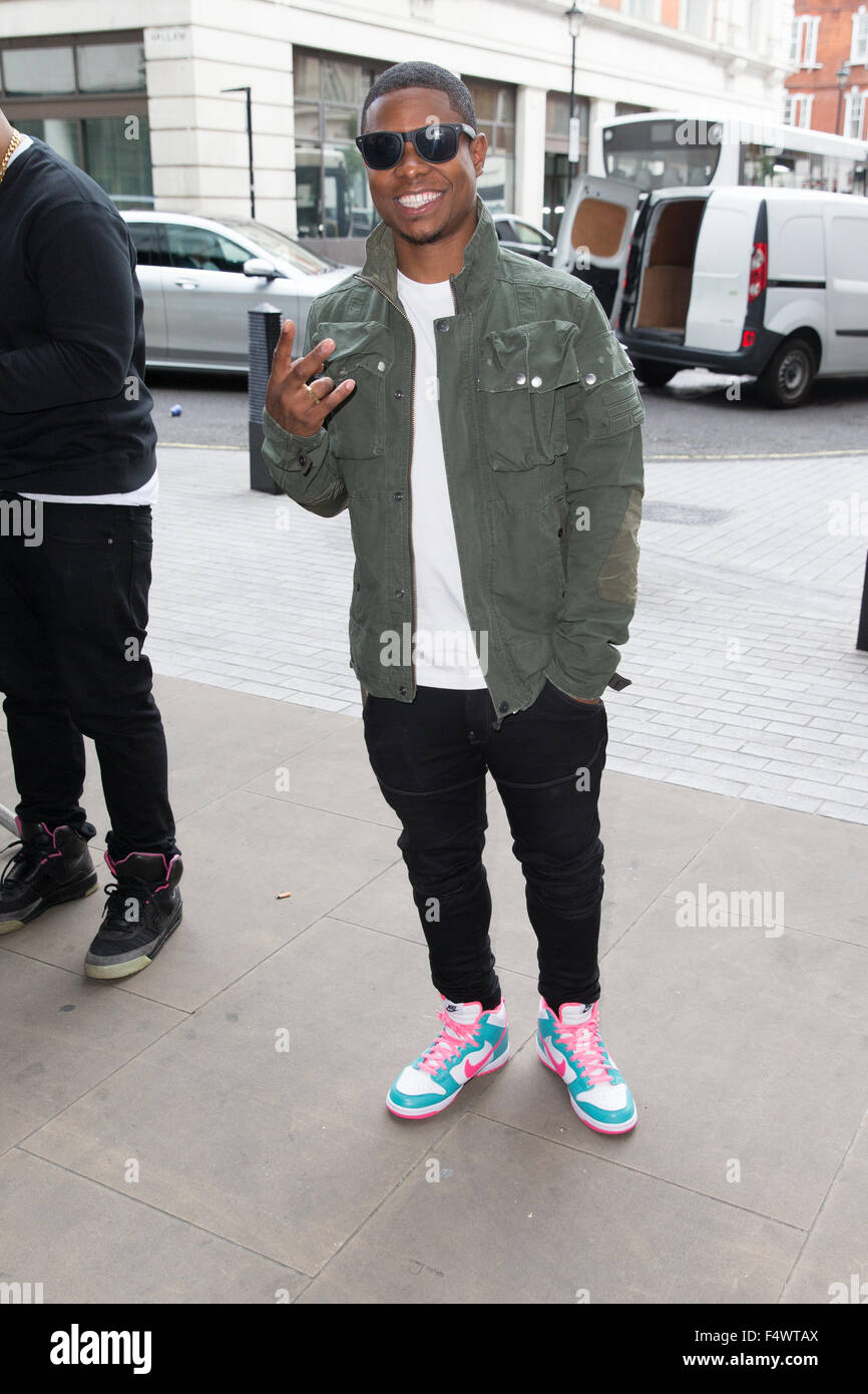 Jason Mitchell arriving at the BBC Radio 1 studios Featuring: Jason ...