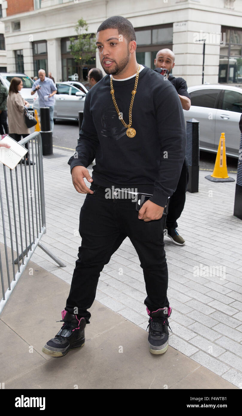 O'Shea Jackson, Jr. arriving at the BBC Radio 1 studios Featuring: O ...