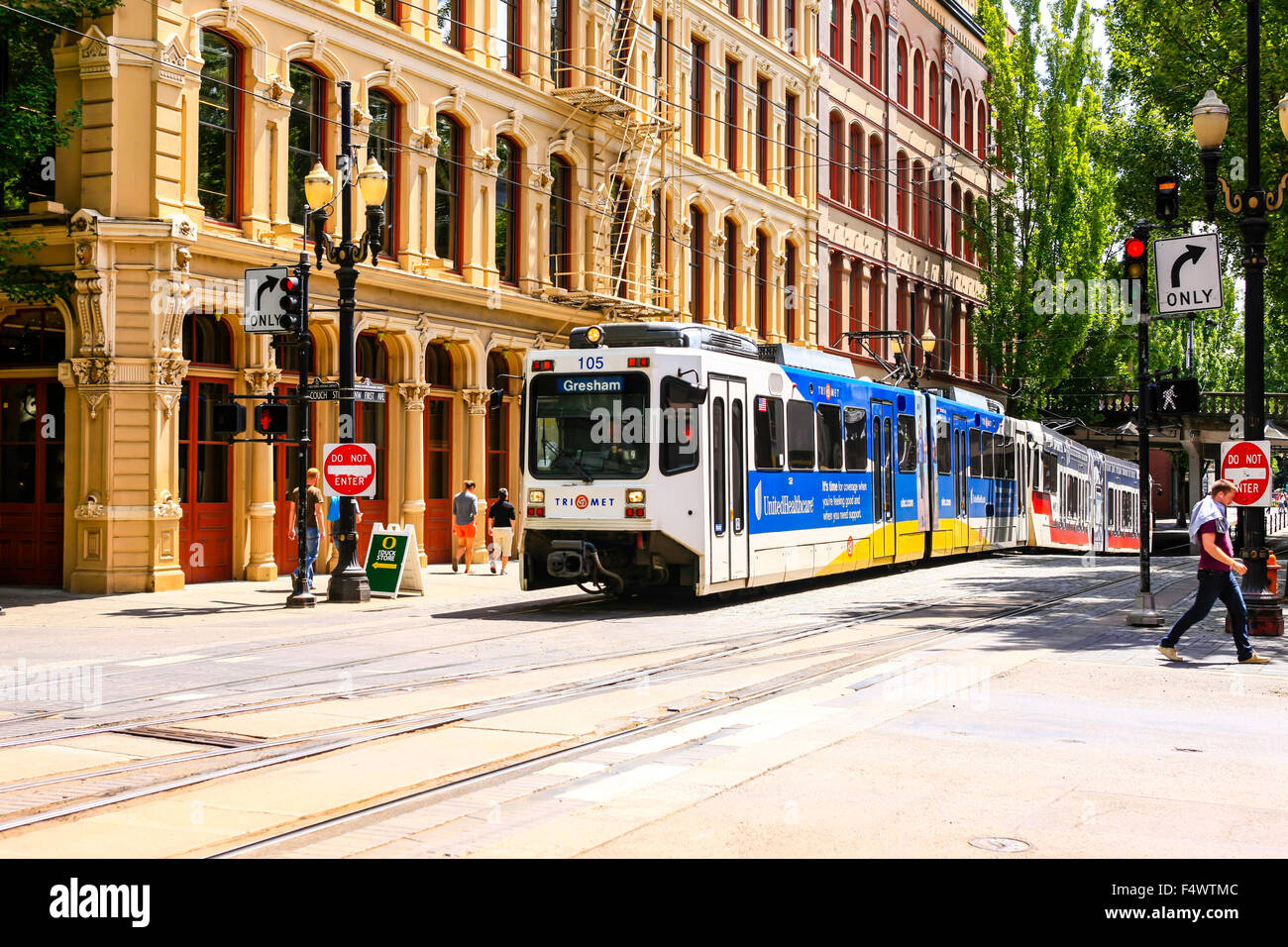 MAX Light Rail, the centerpiece of Portland's city public transport in ...