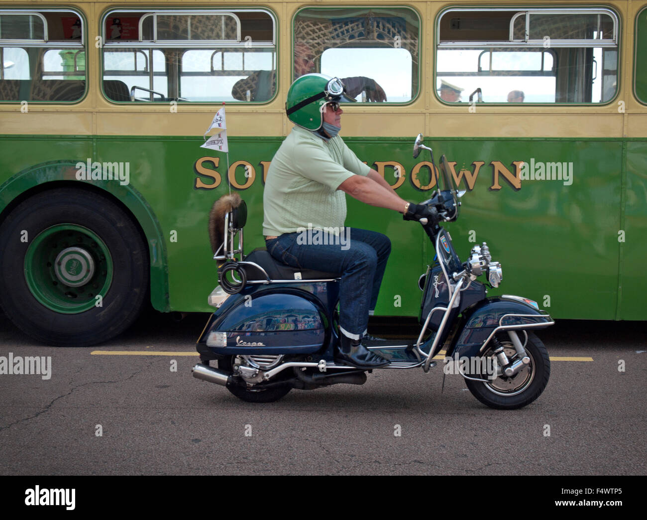 Mods 1960s scooters hi-res stock photography and images - Alamy