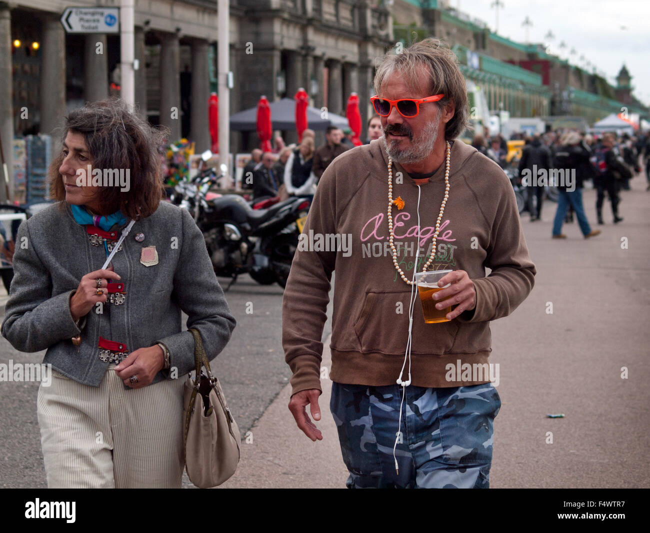 Colorful characters in Brighton Stock Photo - Alamy