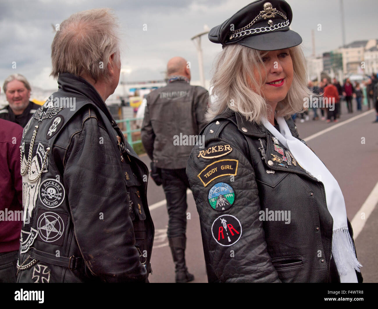 Rockers leather hi-res stock photography and images - Alamy