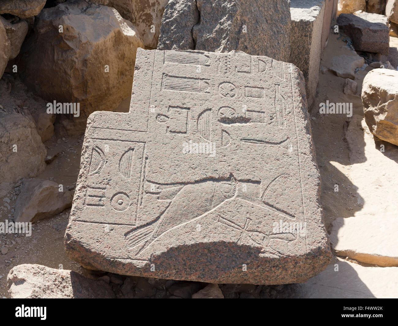 The 5th Dynasty necropolis at Abu Sir, Sakkara, near Cairo, Egypt Stock ...