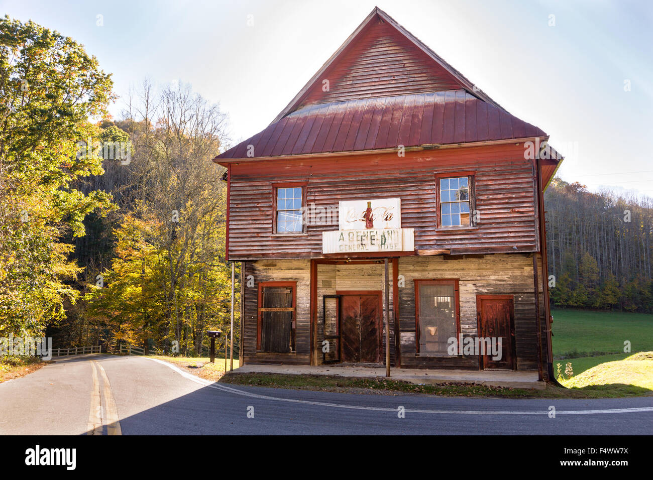 An old abandoned General Store building along the Quilt Trails in ...