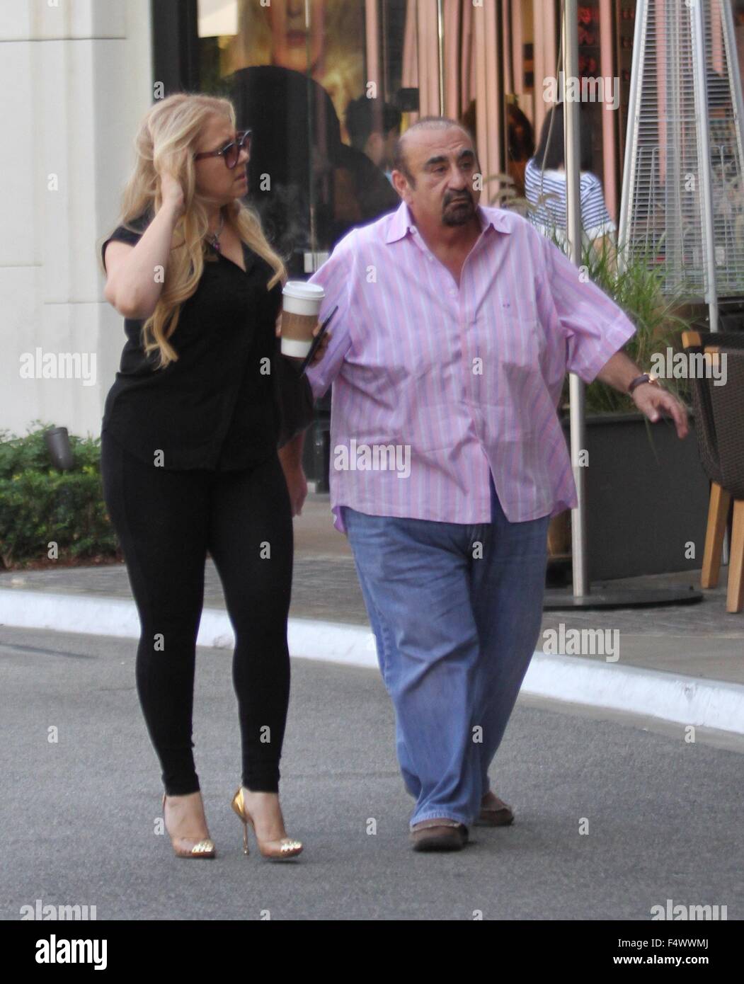 'Borat' star Ken Davitian goes shopping at The Grove with a female ...