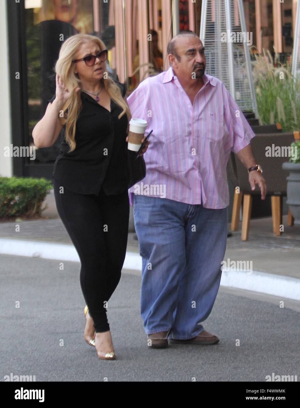 'Borat' star Ken Davitian goes shopping at The Grove with a female ...