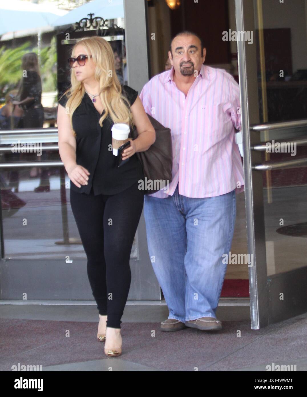 'Borat' star Ken Davitian goes shopping at The Grove with a female ...