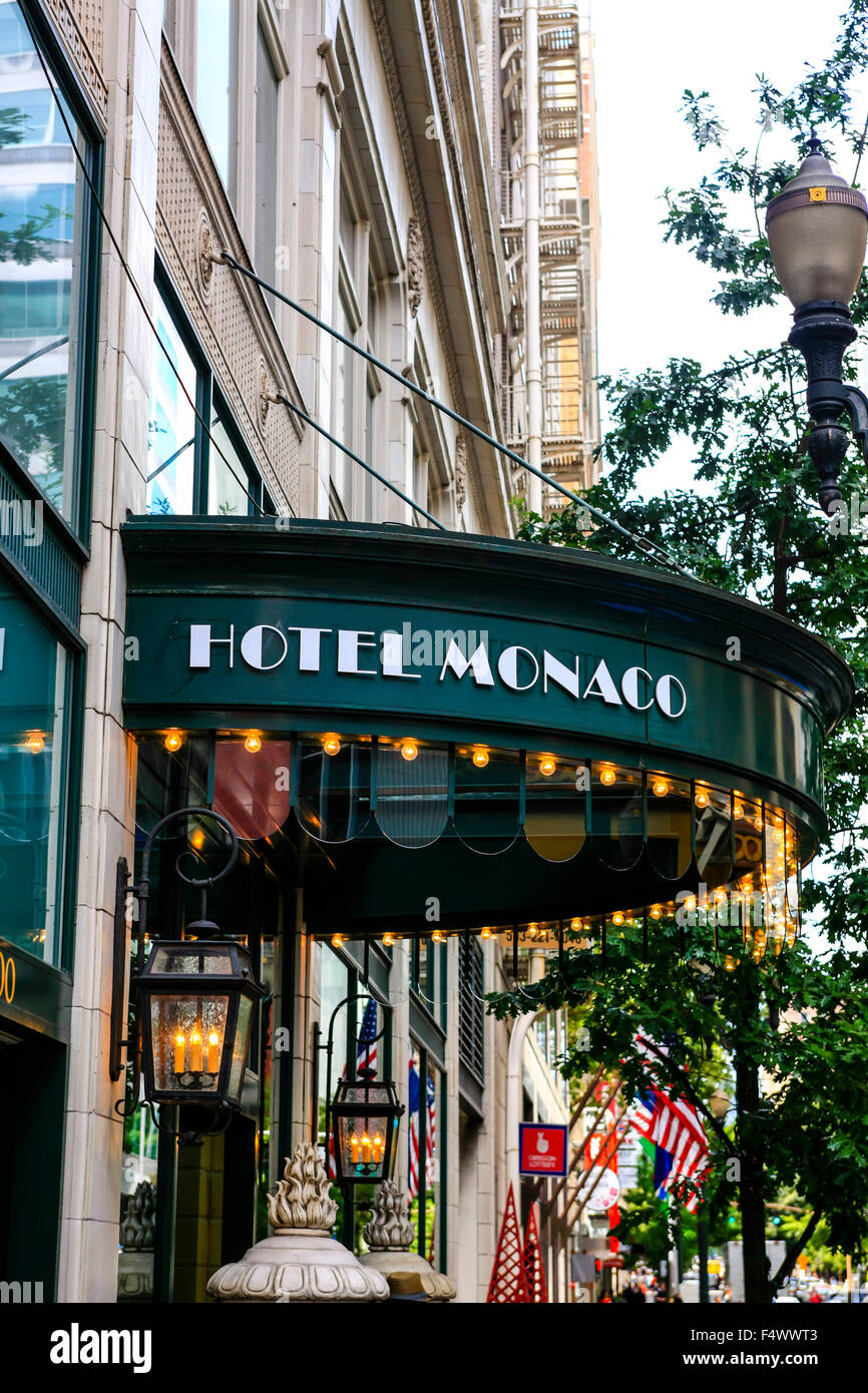 Hotel Monaco on Washington Street in Portland Oregon Stock Photo - Alamy