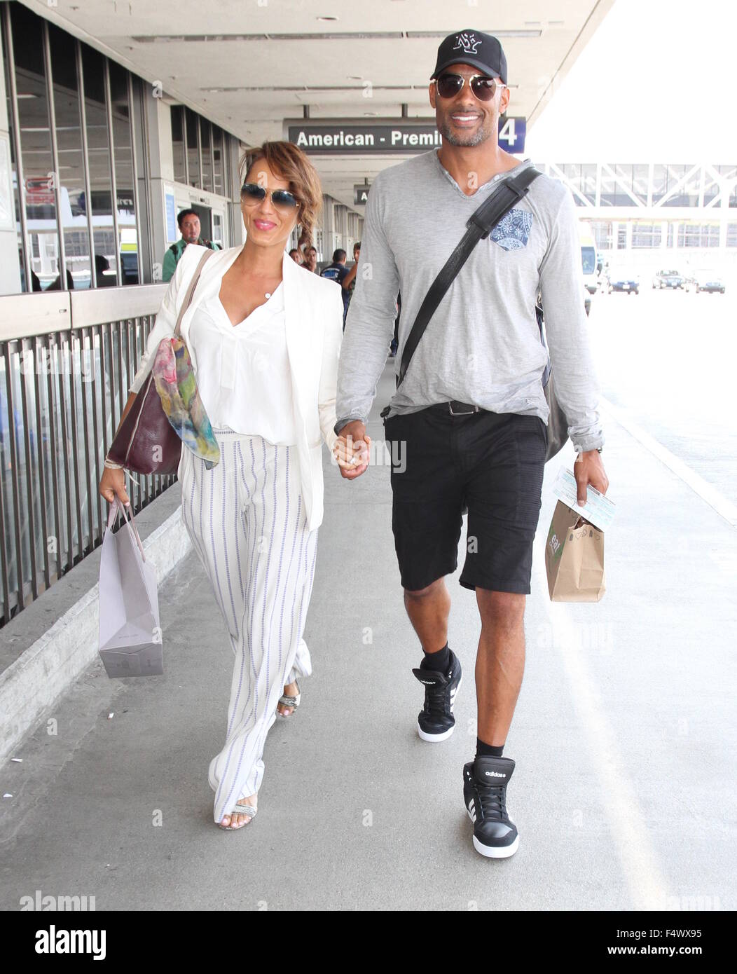 Boris Kodjoe and his wife Nicole Ari Parker arrive at Los Angeles ...
