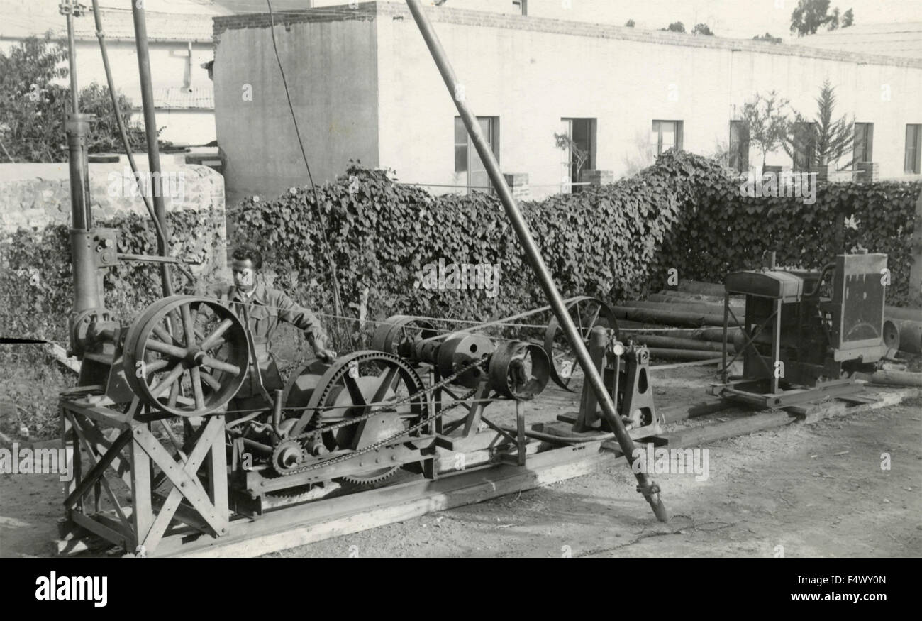 Gizmo with pulleys and racks, Italy Stock Photo - Alamy