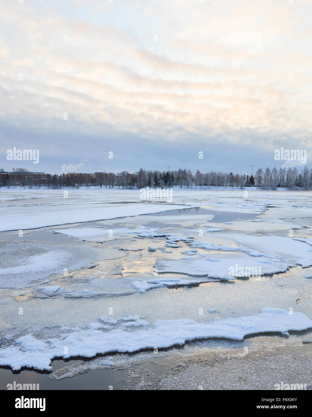 Water covered with floating ice hi-res stock photography and images - Alamy