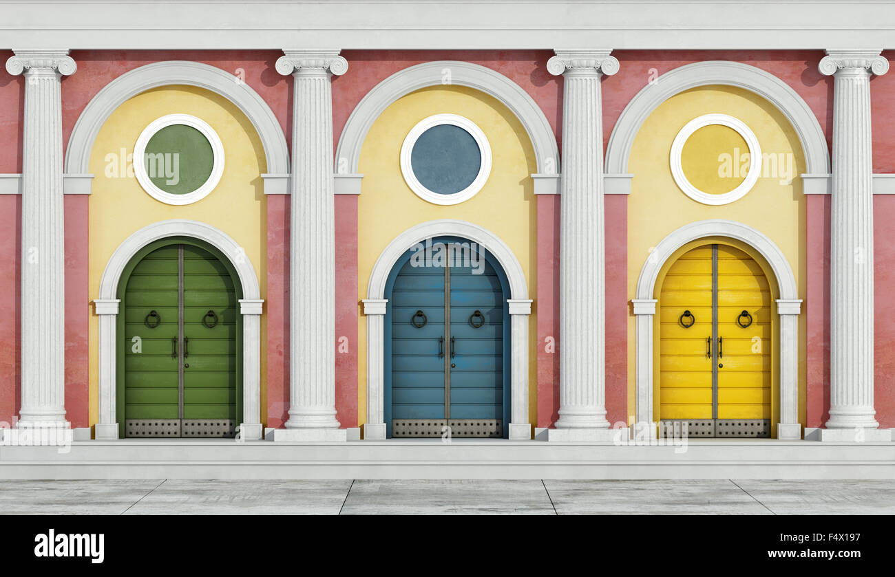 Front doors arch hi-res stock photography and images - Alamy