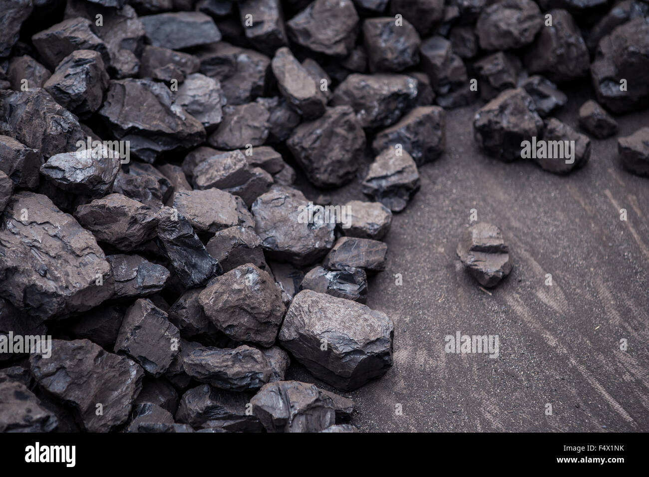 Coal mineral brown cube stone background Stock Photo - Alamy