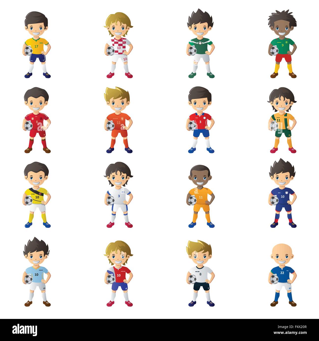 Football cartoon High Resolution Stock Photography and Images - Alamy