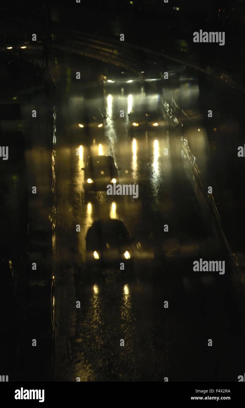 Monsoon night road hi-res stock photography and images - Alamy